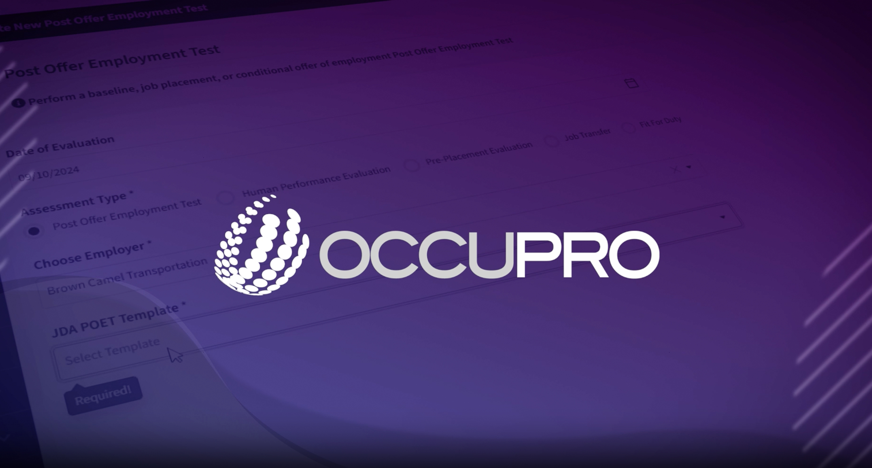 Injury Prevention Software | OccuPro